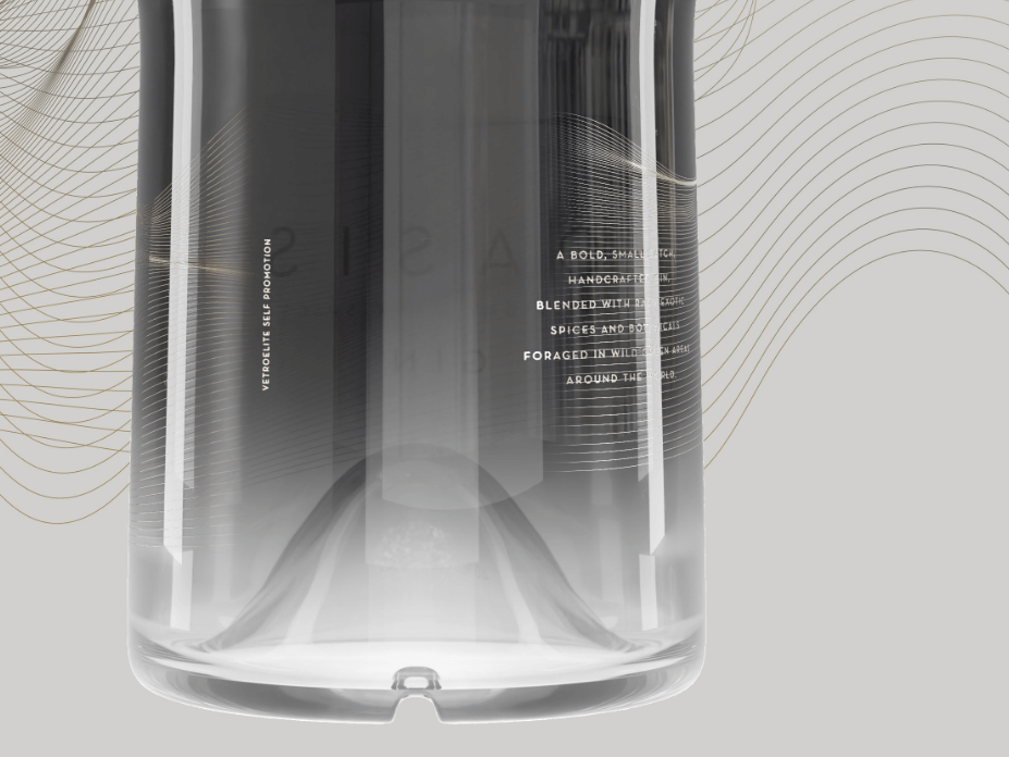 Oasis - Bottles that tell the identity of a product - Vetroelite